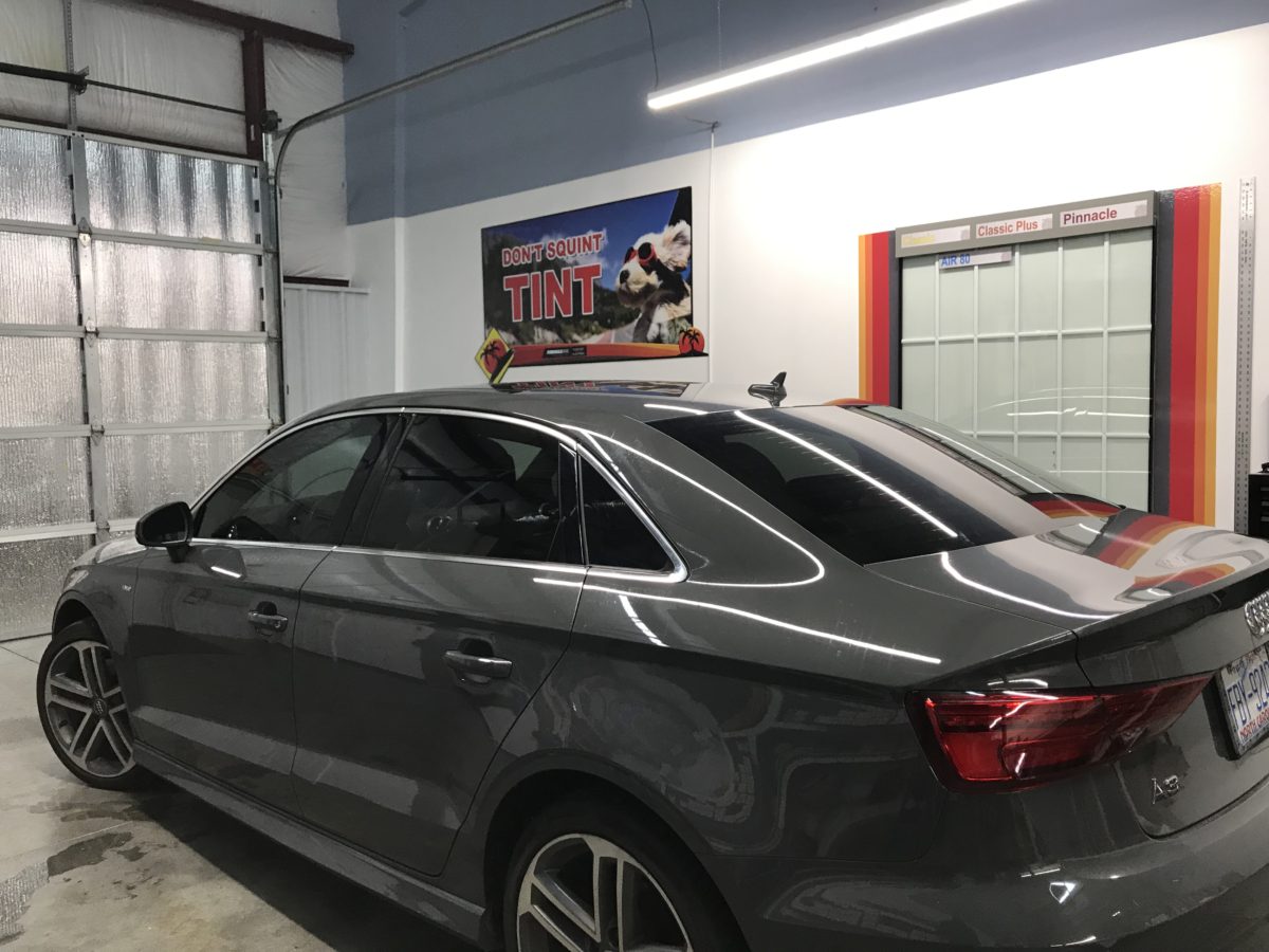 Audi with Ceramic Smoke Window Tinting | Classic Sun Control